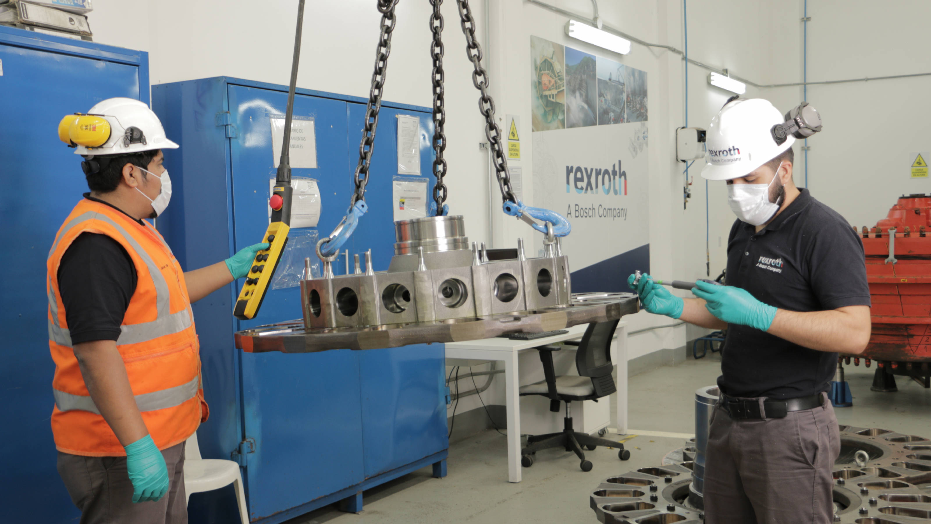 Reparación de mandos finales | Bosch Rexroth Chile