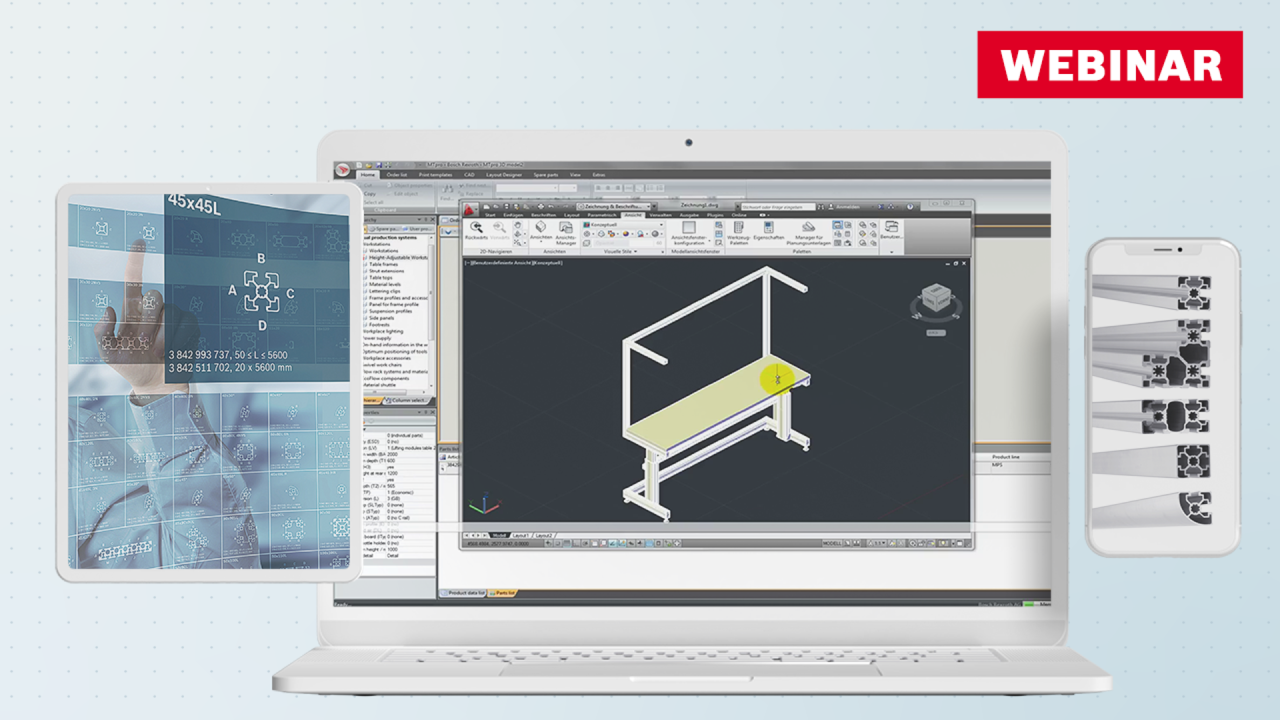 Les profilés aluminium, fixations et accessoires Bosch Rexroth | Bosch ...