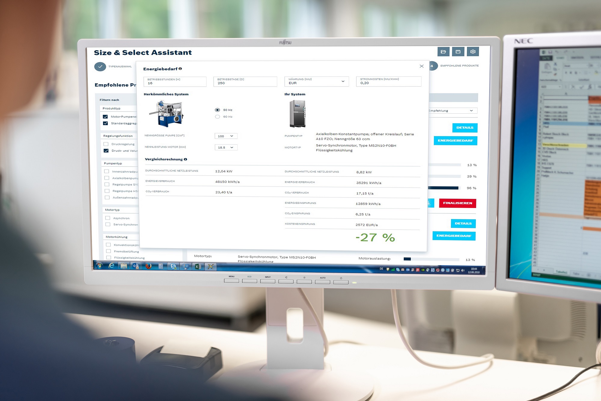 Asystent Size & Select dla systemu Sytronix | Bosch Rexroth Polska
