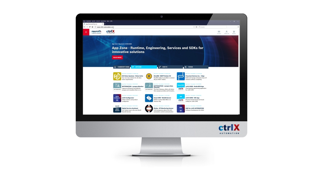 ctrlX STORE: automation based on the smartphone principle | Bosch Rexroth USA