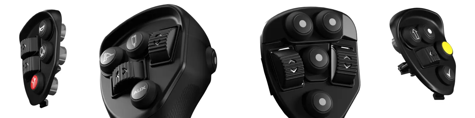 Multifunctional control grip Sense+ from Rexroth is scalable and allows ...