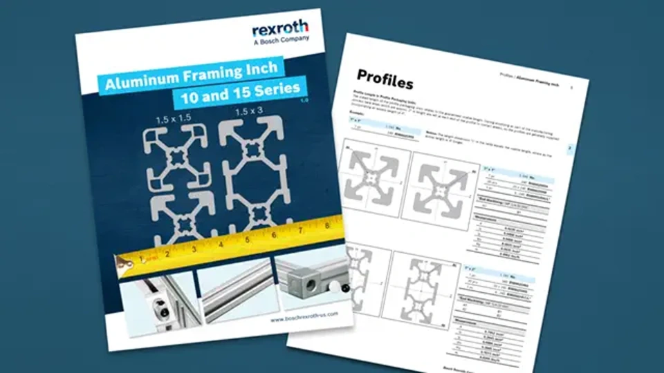 Aluminum Framing Inch Series | Bosch Rexroth USA