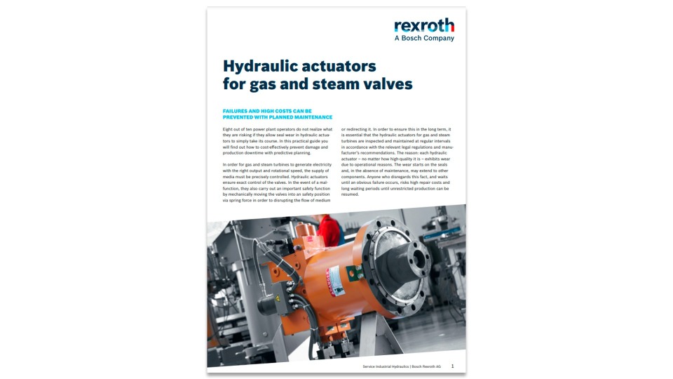 Connected Hydraulics | Bosch Rexroth Mexico