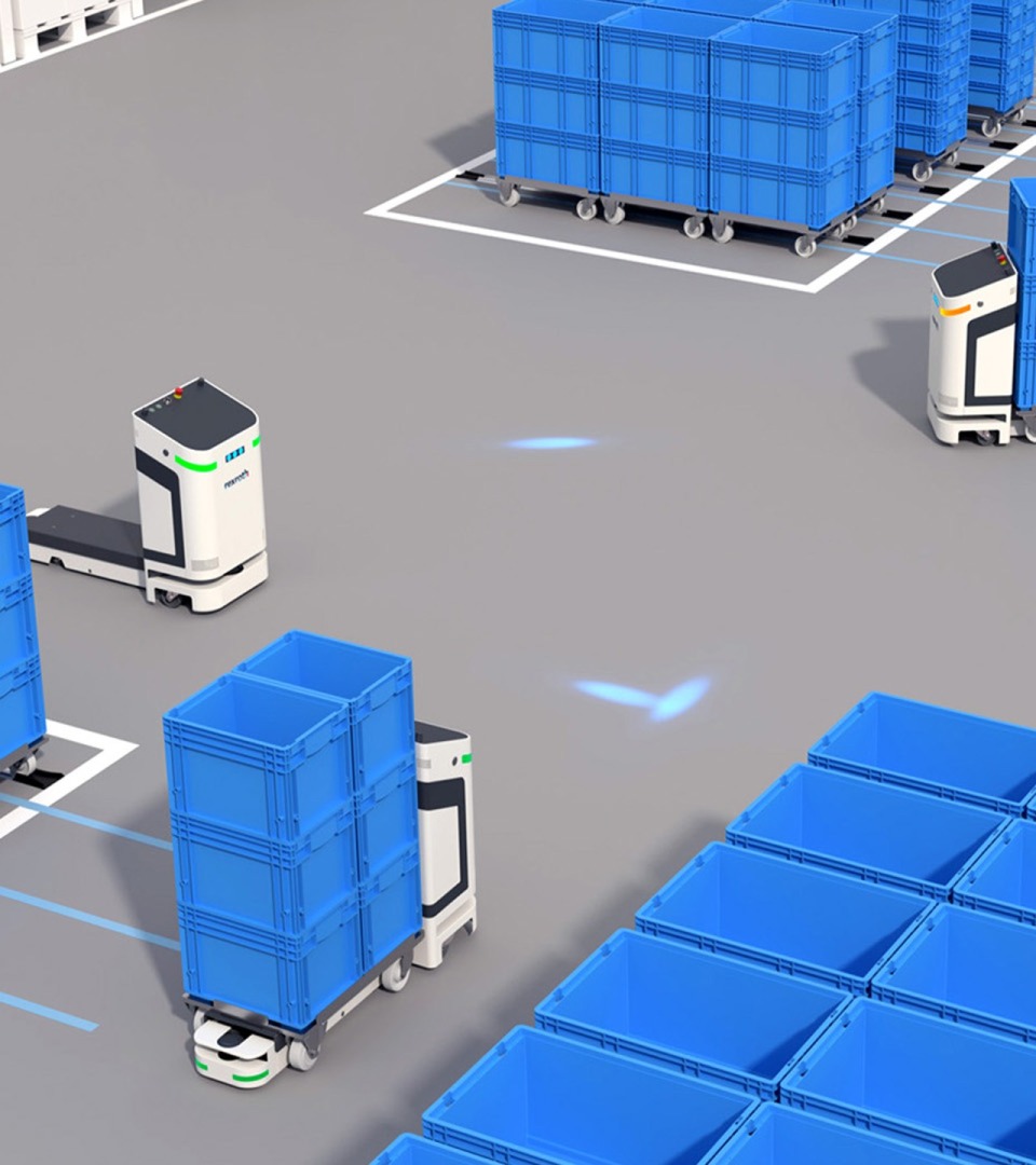 Solutions d'assemblage et de logistique connectées | Bosch Rexroth France